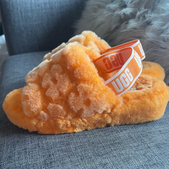 UGG | Shoes | Ugg Poppy Fluff Yeah Orange | Poshmark